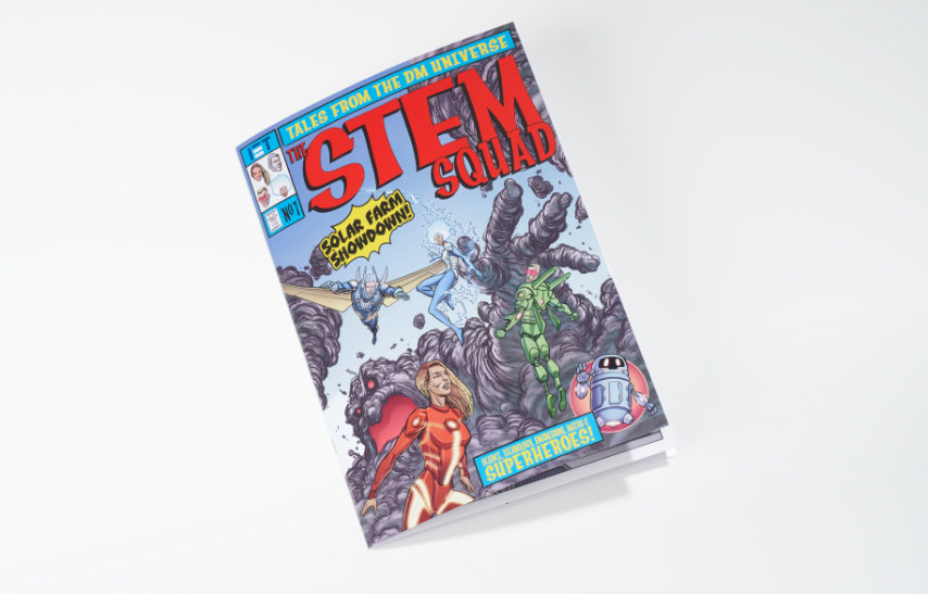 Super Realo STEM Squad Marvel comic